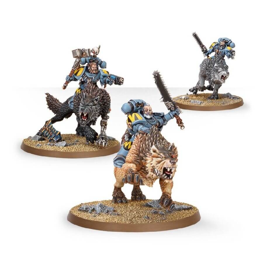W40K Space Wolves Thunderwolf Cavalry Box Set - Features, Models, and ...