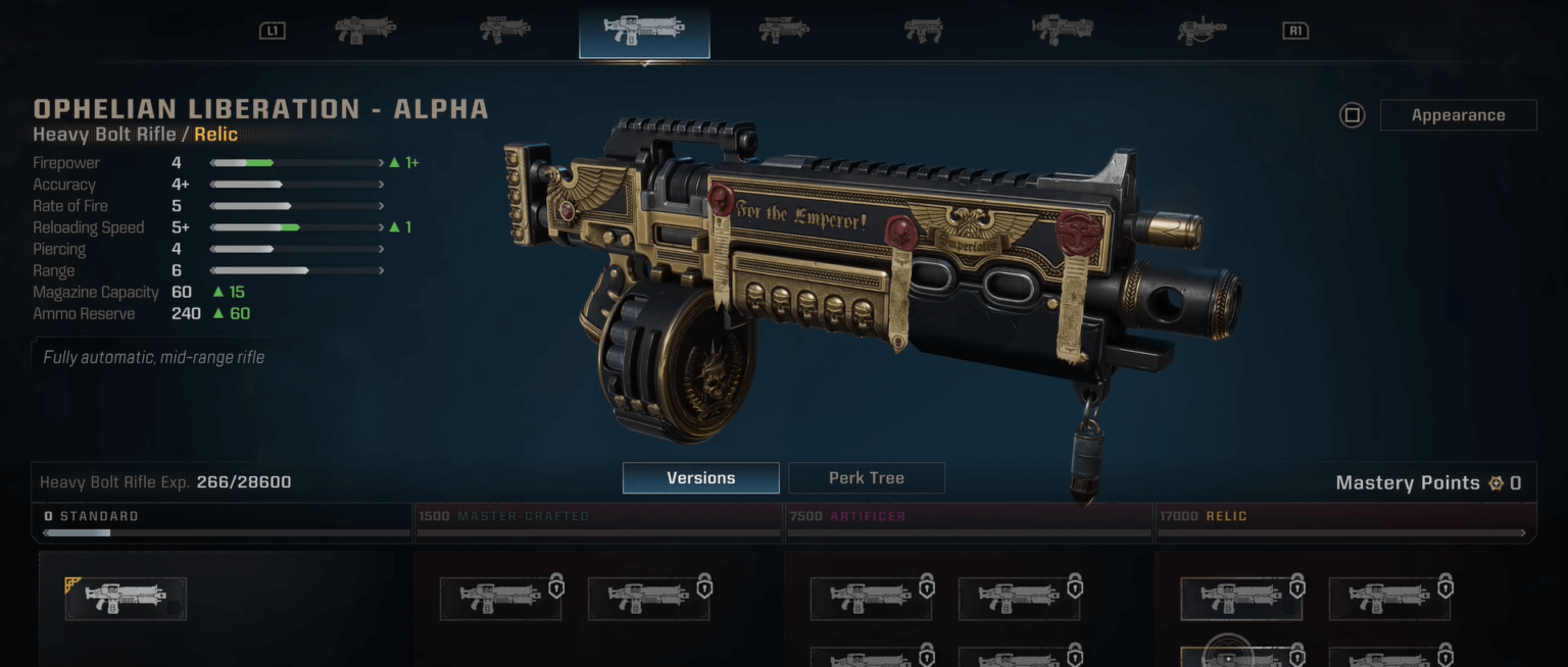 Space Marine 2 Weapons List - All 200+ of Them!