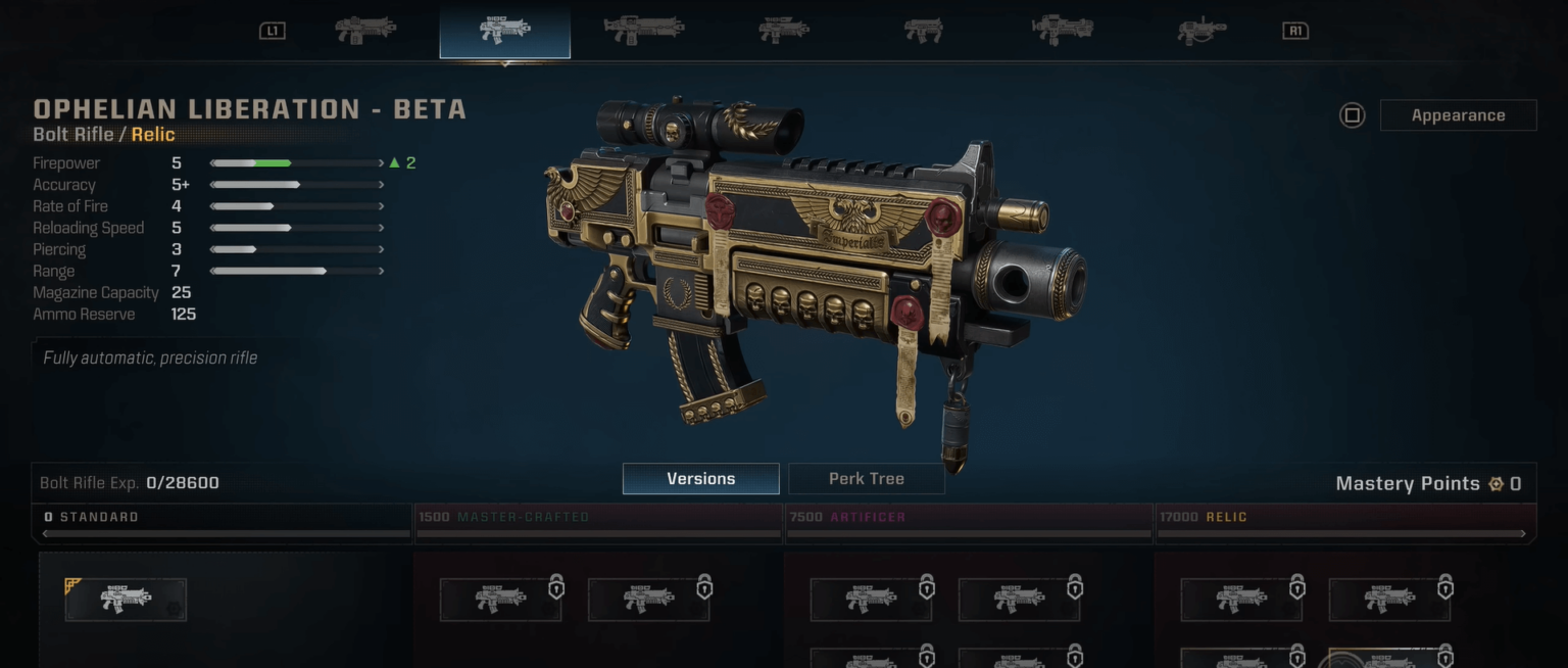 Space Marine 2 Weapons List - All 200+ of Them!